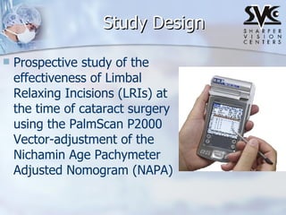Vector-Adjusted NAPA Limbal Relaxing Incisions at the Time of Cataract ...
