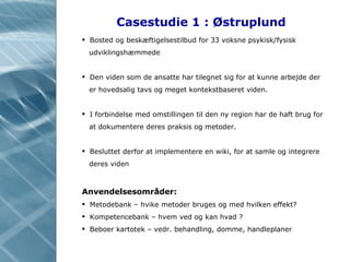 Læring og vidensdeling i wikibaserede praksisfællesskaber | PPT