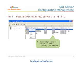 Bai 1 lam quen voi sql 2008 | PDF