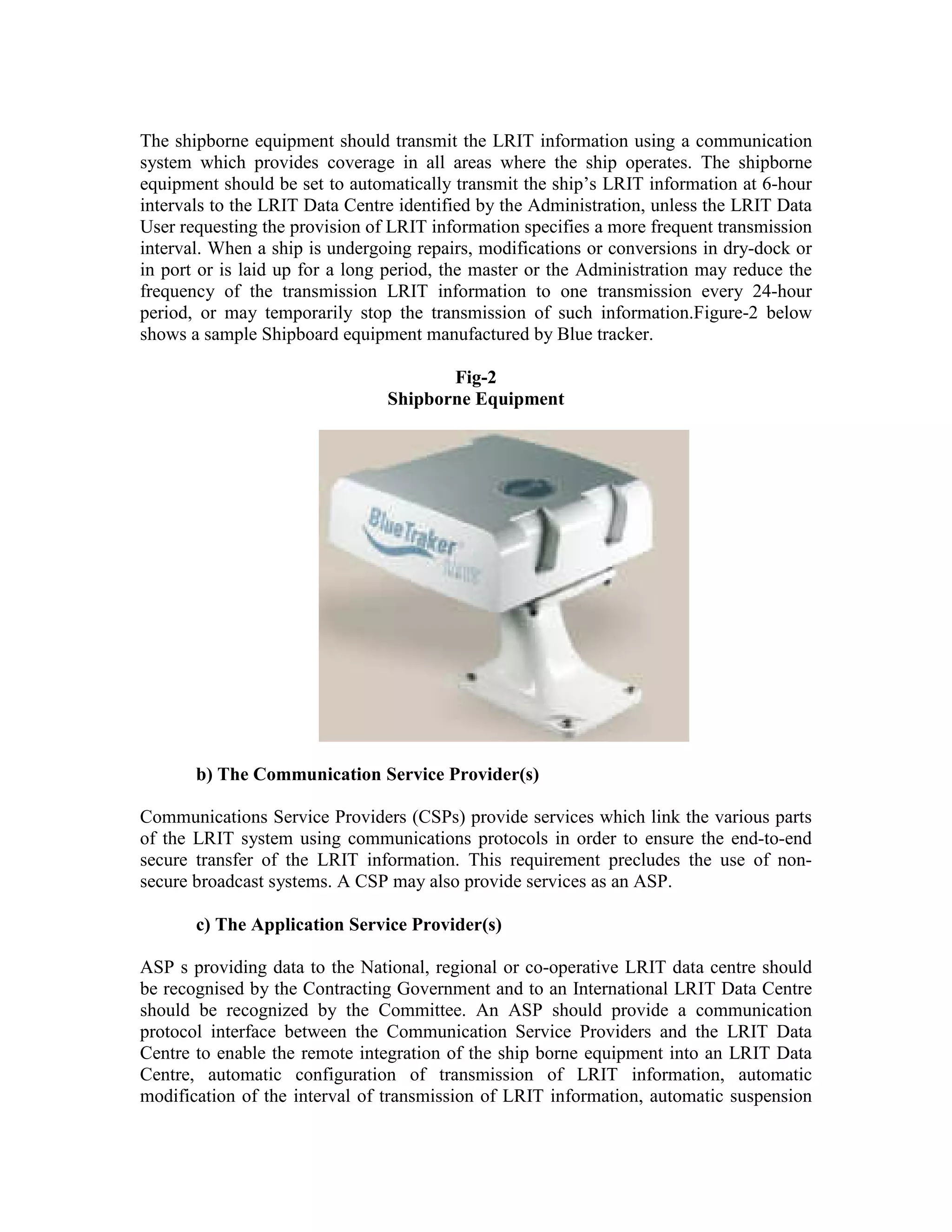 LRIT(Long Range Identification and Tracking)- shipstechnic edition no ...