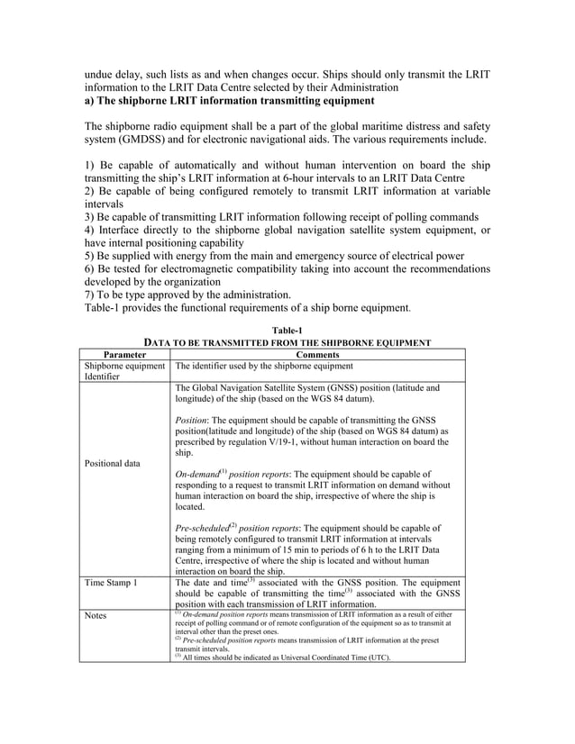 LRIT(Long Range Identification and Tracking)- shipstechnic edition no ...