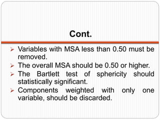 Introduction to principal component analysis (pca) | PPTX