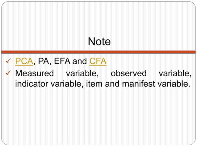 Introduction to principal component analysis (pca) | PPTX