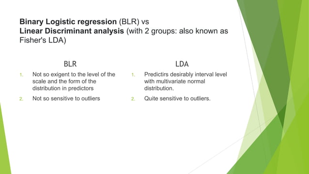 LR vs LDA | PPT