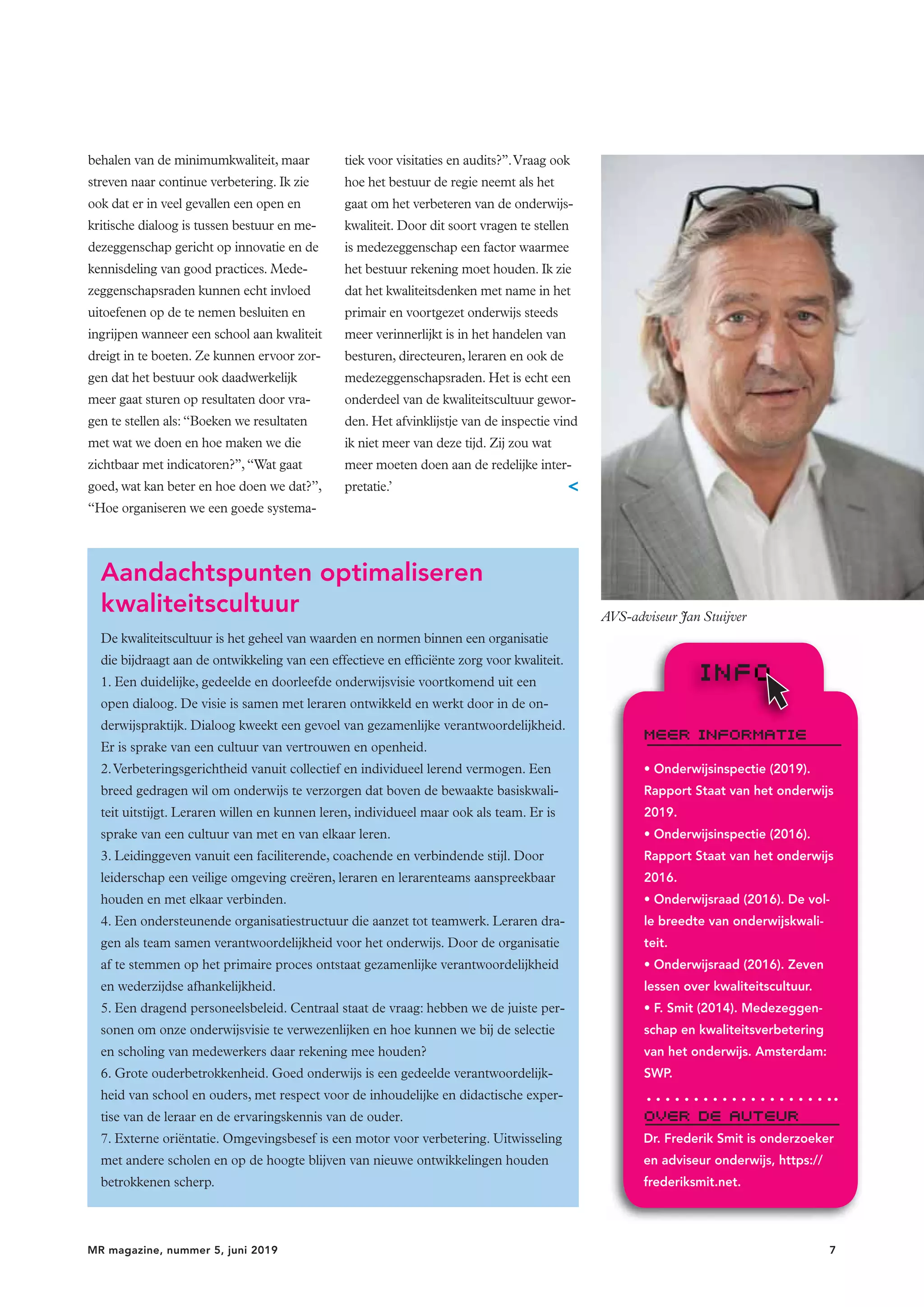 Sturen op kwaliteit. In het (voortgezet) speciaal onderwijs | PDF