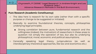 legal research methodology slide by tushar | PDF