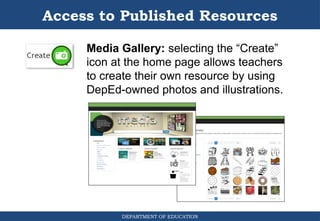 LR Portal and DEPED Learning Resource PPT | PPT