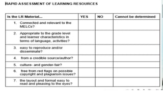 LEARNING PORTAL RESOURCES ACCESSING AND UTILIZATION | PPTX