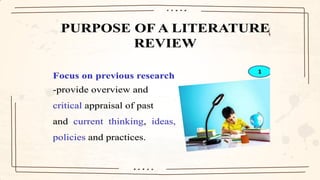literature review- steps, sources ,types | PDF