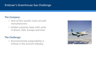 LRQA: EMBRAER Case Study - Carbon Disclosure Project Verification ...