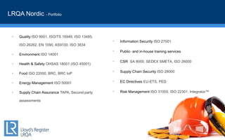 LRQA_presentation | PPT