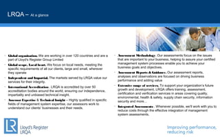 LRQA_presentation | PPT