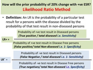 Likelihood Ratio, ROC and kappa | PPTX