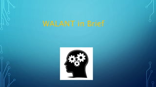 WALANT -Wide Awake Local Anesthesia No Tourniquet Surgery Technique | PPTX