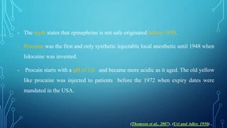 WALANT -Wide Awake Local Anesthesia No Tourniquet Surgery Technique | PPTX
