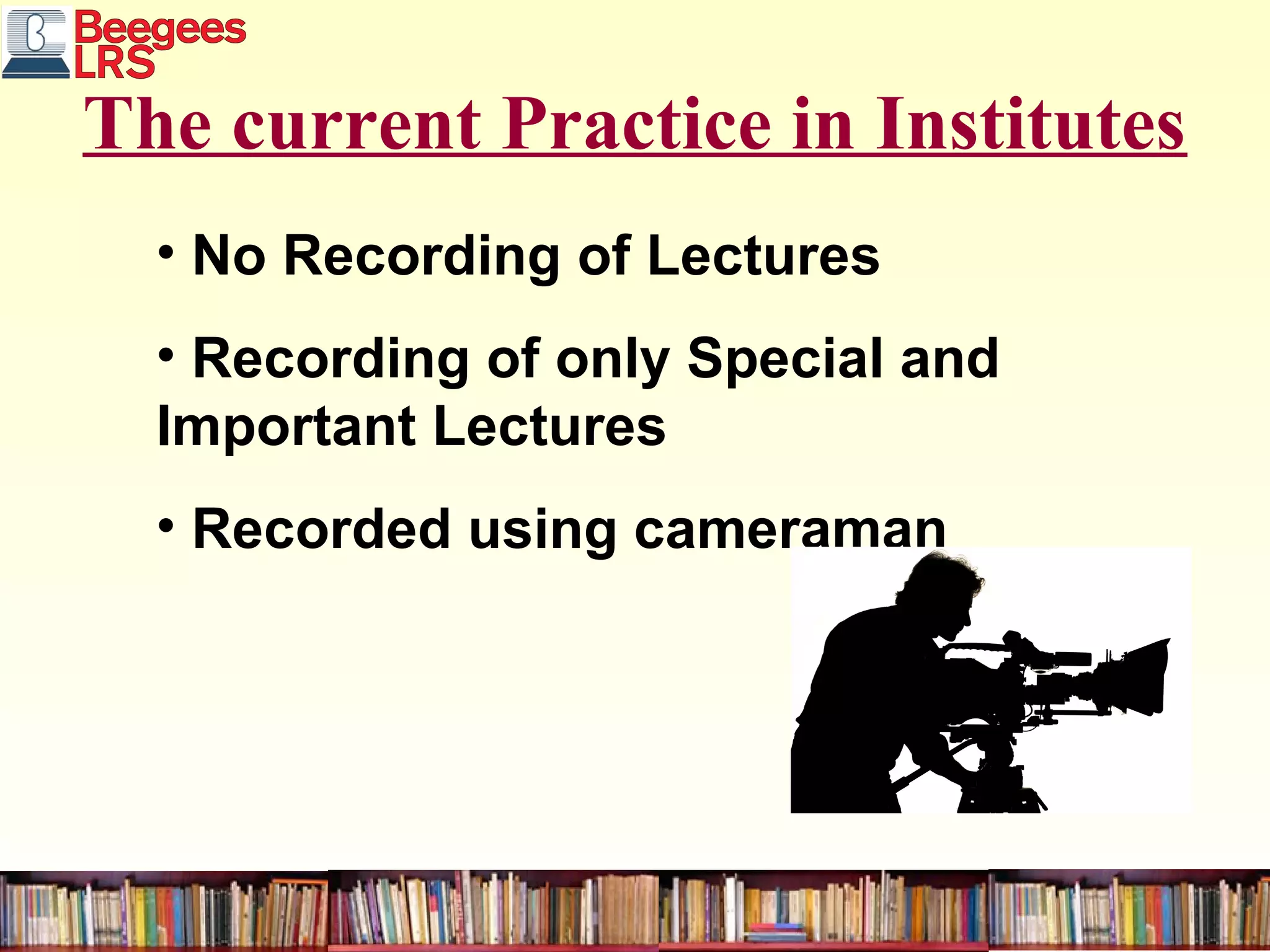 Lecture Recording System | PPT