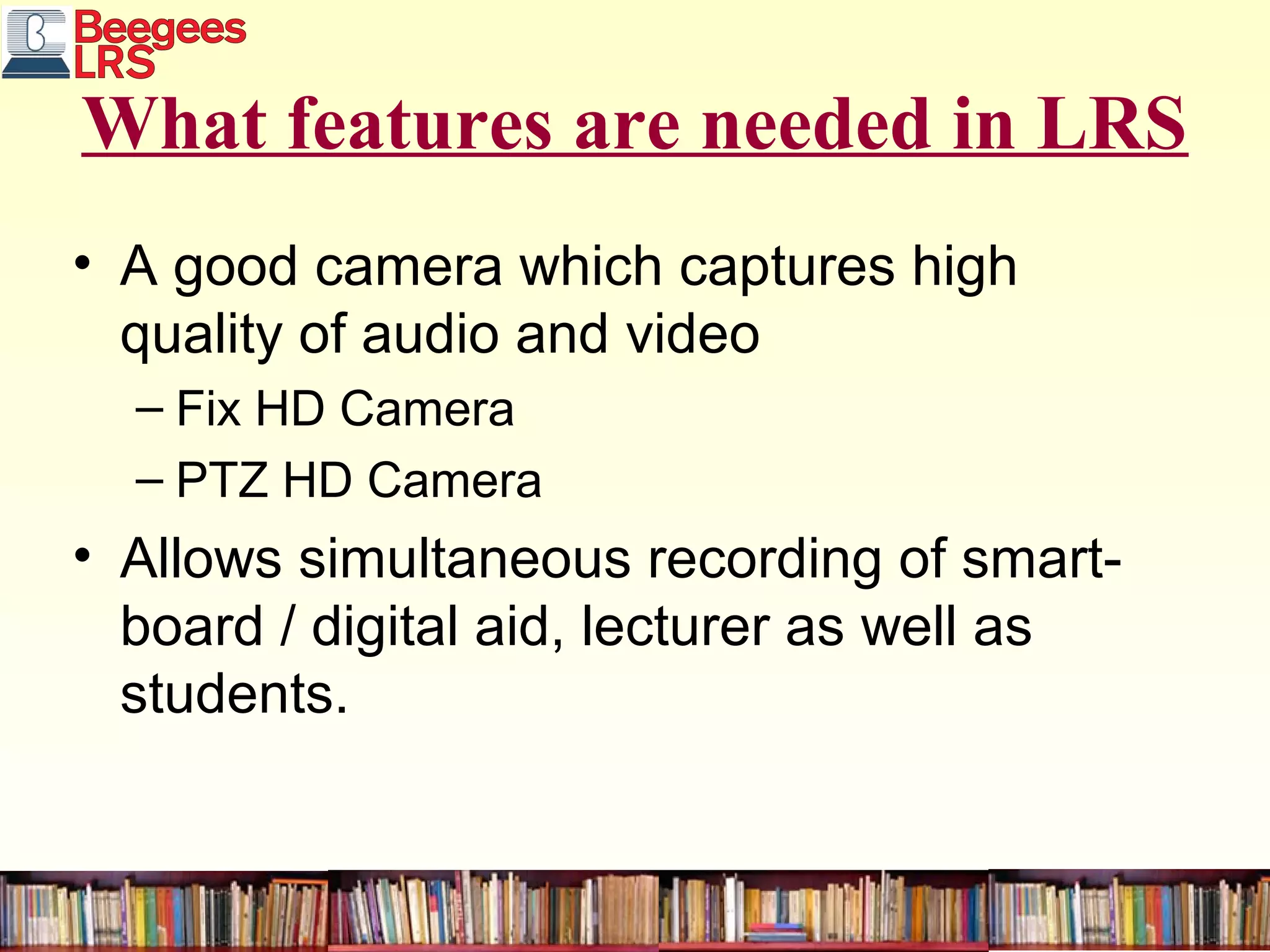 Lecture Recording System | PPT