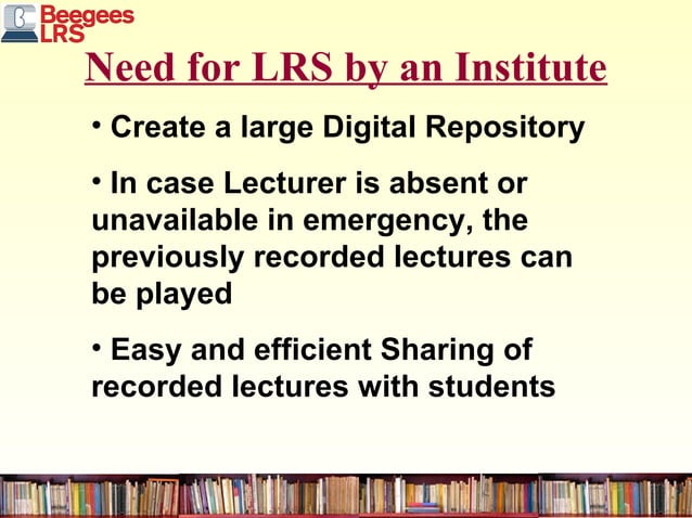 Lecture Recording System | PPT | Free Download
