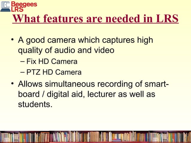 Lecture Recording System | PPT