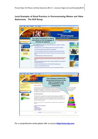 Practice Paper: On Mission, Vision and Value Statements | PDF