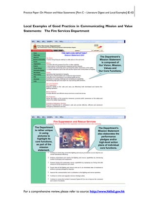 Practice Paper: On Mission, Vision and Value Statements | PDF