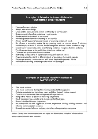 Practice Paper: On Mission, Vision and Value Statements | PDF