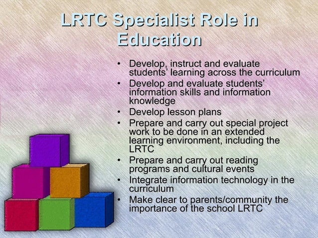 LRTC role in education | PPT