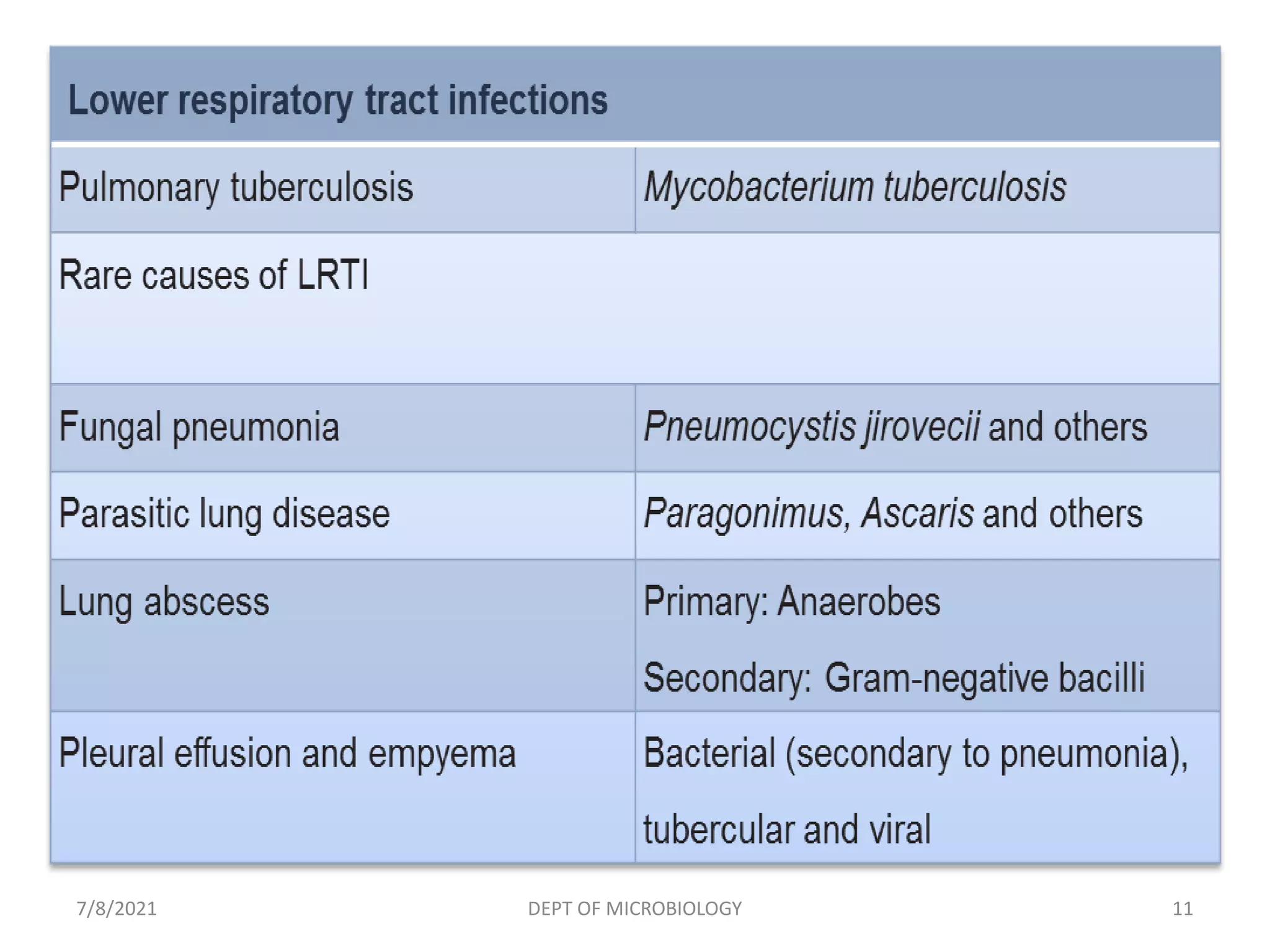 Lrti punemococcal pneumonia and bordetella pertussis | PPT