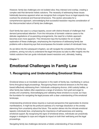 Family law problems, and solutions at tariquelaw.com