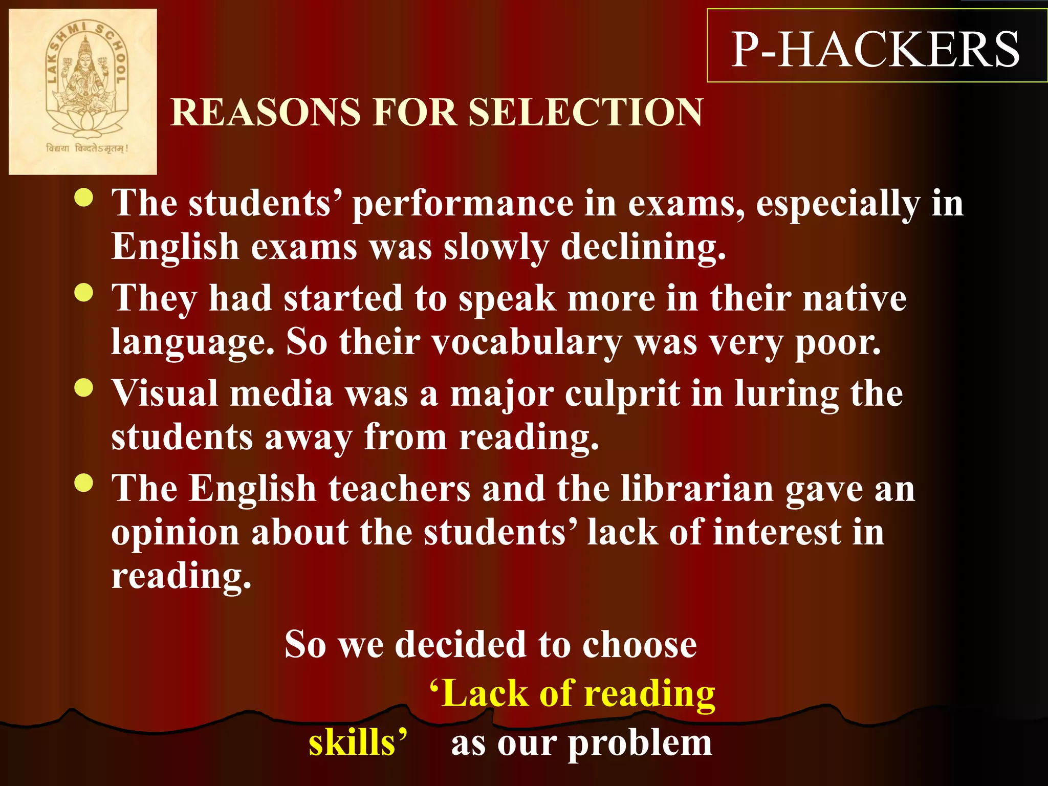 poor reading skills | PPT