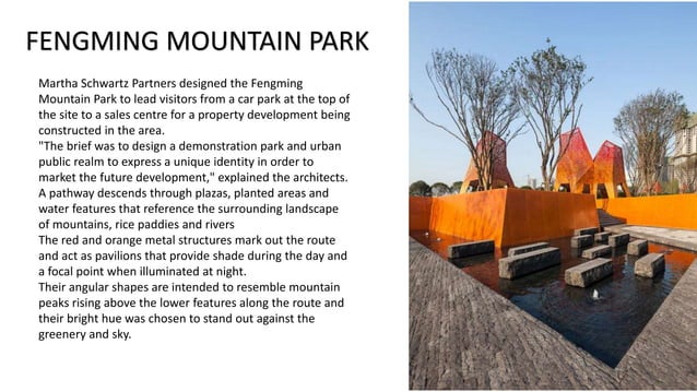 CASE STUDY-LANDSCAPE | PPTX | Parks | Attractions