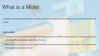 Motel Literature Study | PPT