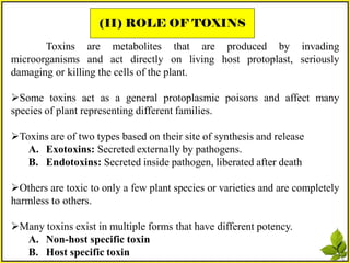 Disease development: Role of enzymes, toxins and growth regulators. | PDF