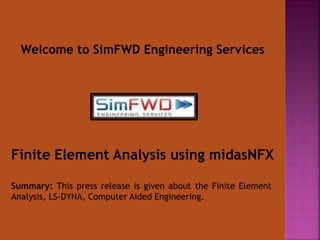 Ls dyna, finite element analysis | PPTX