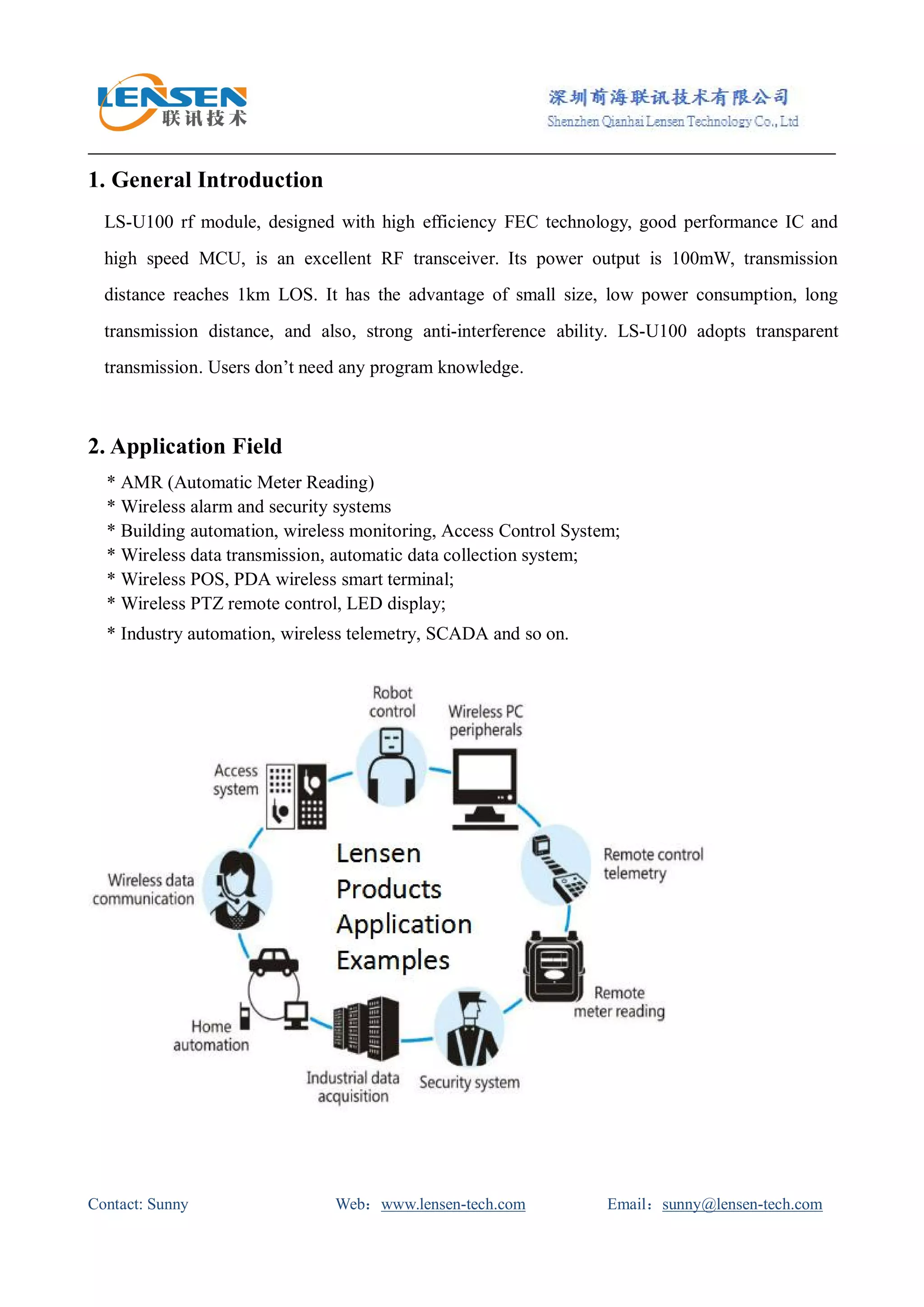 LS-U1000 rf module | PDF