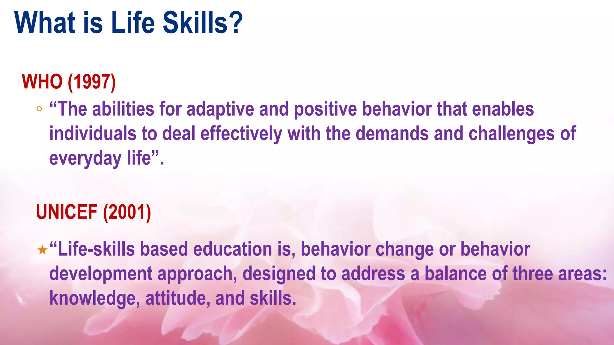 Life Skills | PDF