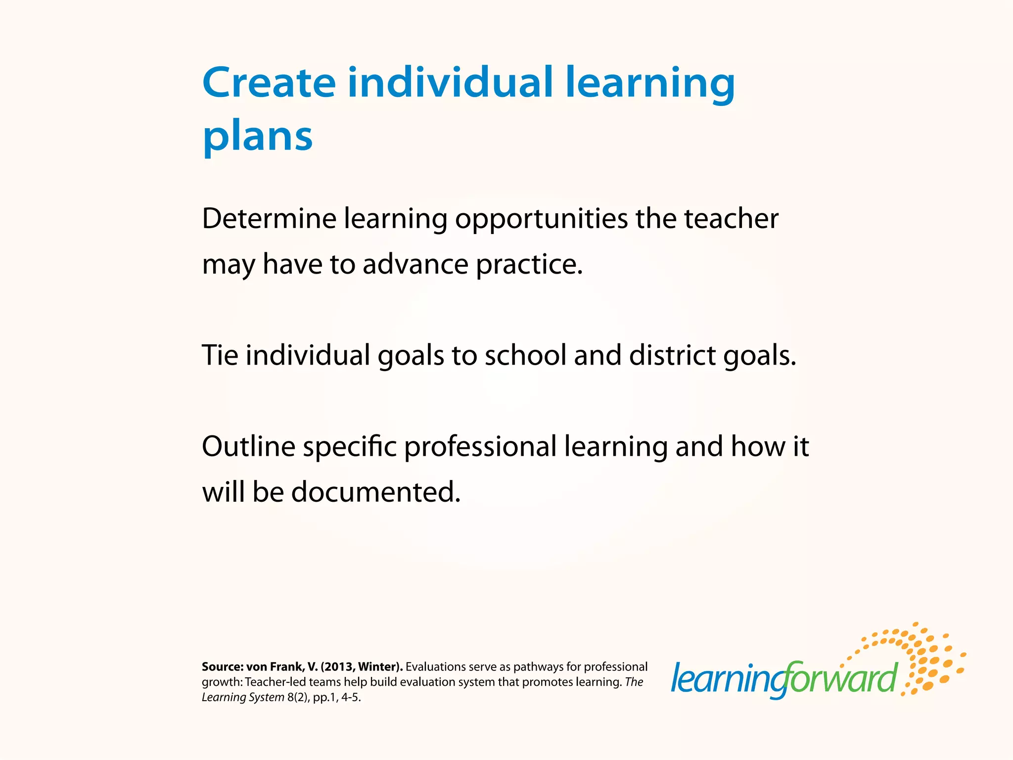 Teacher evaluations as pathways for professional growth | PDF