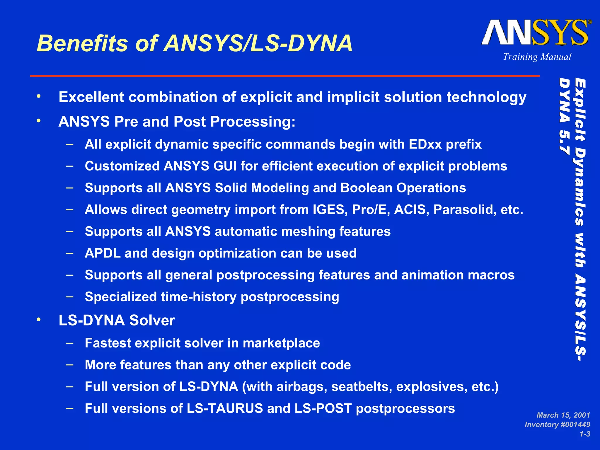 explicit dynamics | PPT