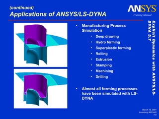 explicit dynamics | PPT
