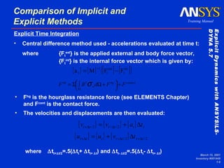 explicit dynamics | PPT