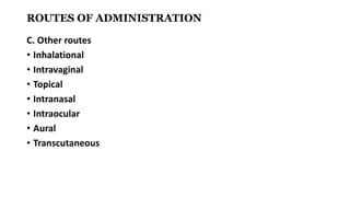 Routes of Drug Administration.pptx | First Aid | Injuries