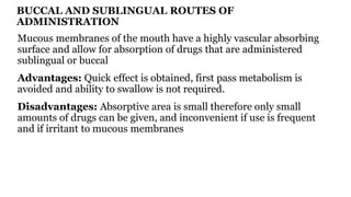 Routes of Drug Administration.pptx | First Aid | Injuries