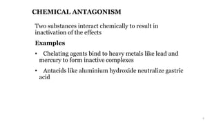LS 1.3.3 Drug Antagonism, Additive Effects Loss of Drug Effects.pptx