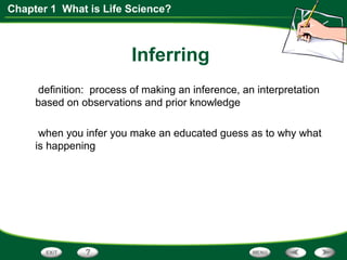 Life Science Chapter 1, Section 1 Think Like a Scientist | PPT