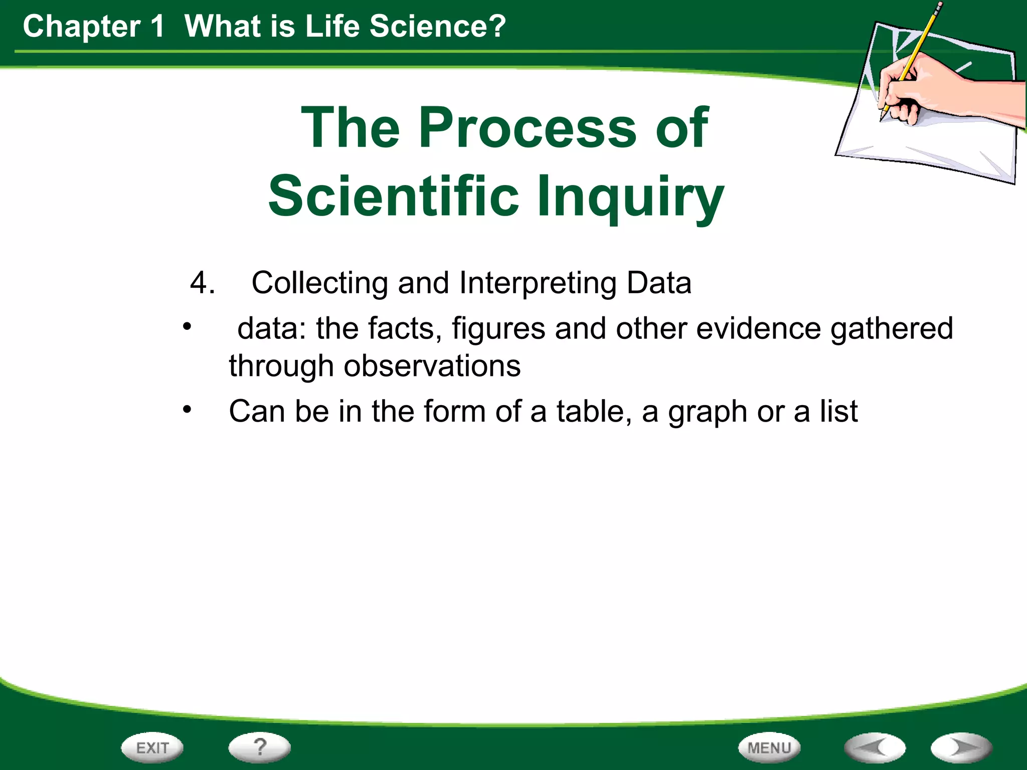 Life Science Chapter 1, Section 3 Scientific Inquiry | PPT
