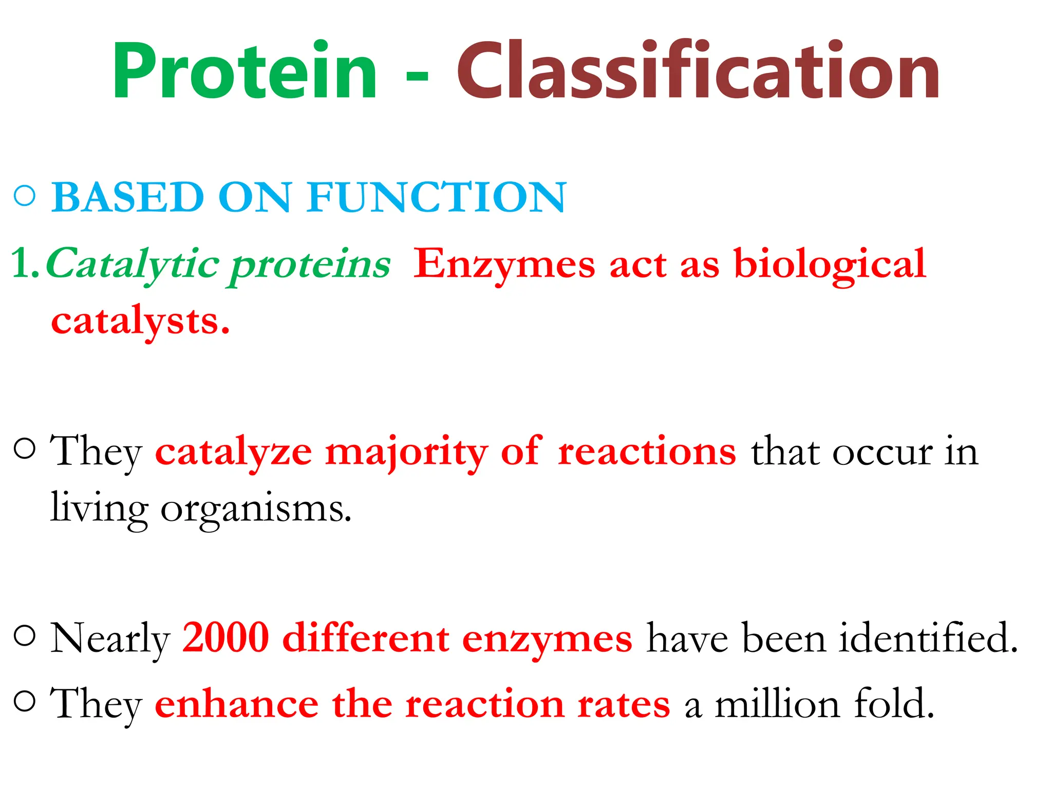 Classification of proteins based on function and solubility | PPTX