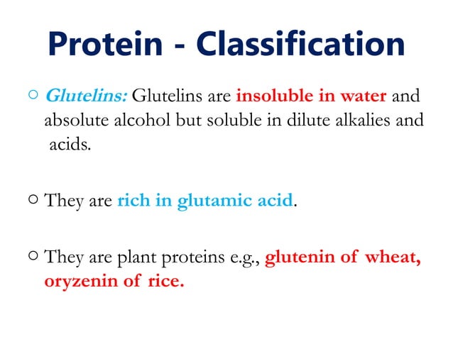 Classification of proteins based on function and solubility | PPTX