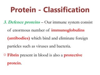 Classification of proteins susisjsjsewuuw | PPTX