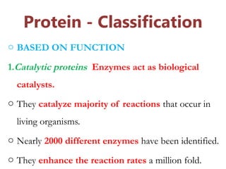 Classification of proteins susisjsjsewuuw | PPTX