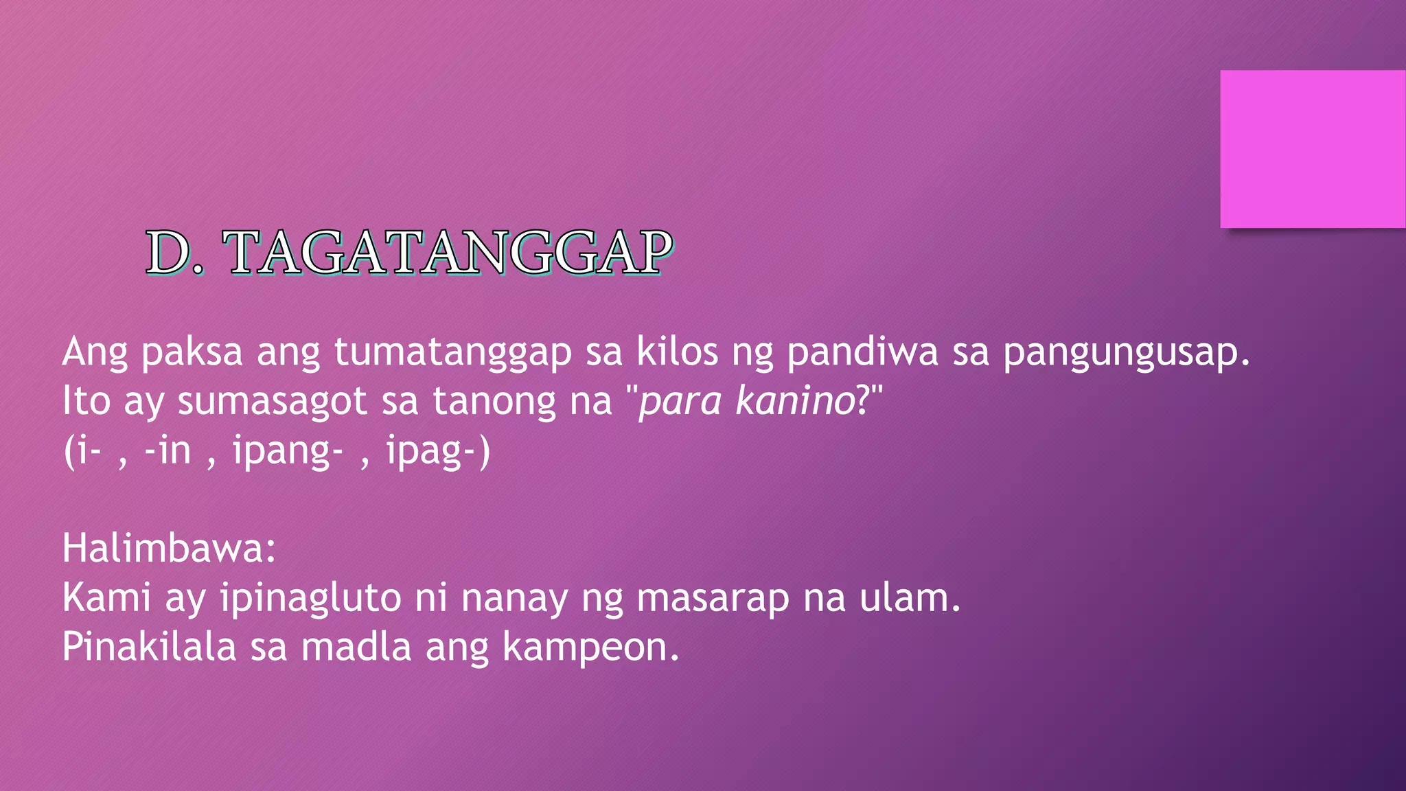 LS 1 Ang ABC ng mga Hugnayang Pangungusap | PPTX